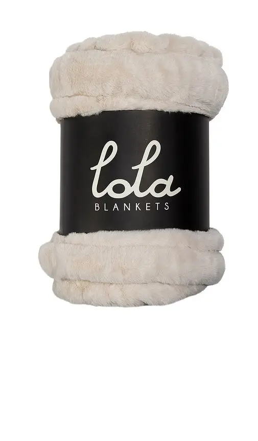 LOLA BLANKETS Lola Original Blanket In Ivory