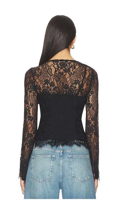 Free People Paloma Lace Top