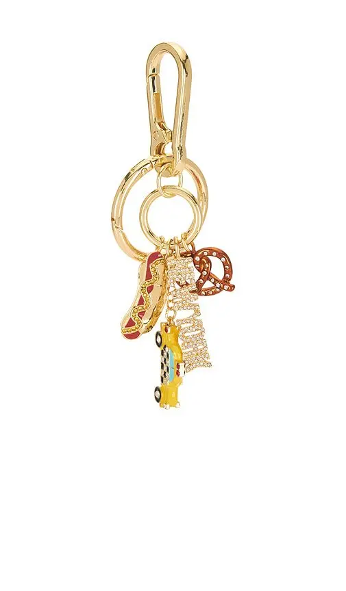 Baublebar Big Apple Bling Bag Charm - Multi & Gold