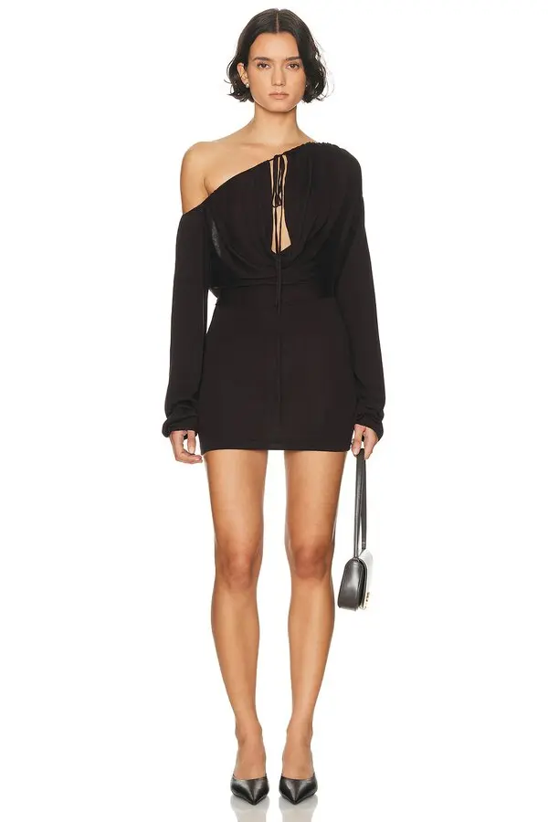 AYA MUSE Sola Mini Dress - Chocolate