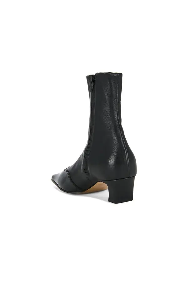 Khaite Nevada Ankle Stretch Boot - Black