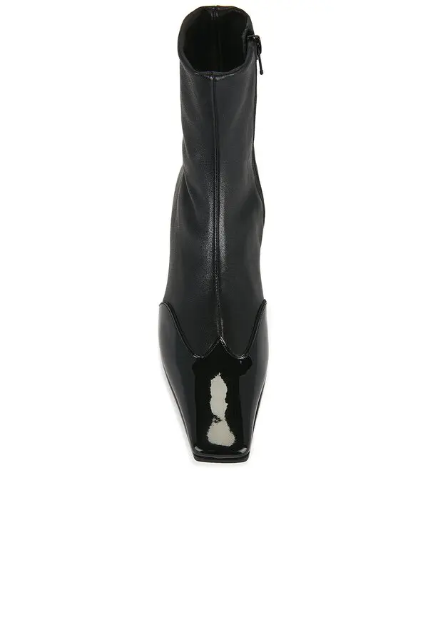 Khaite Nevada Ankle Stretch Boot - Black