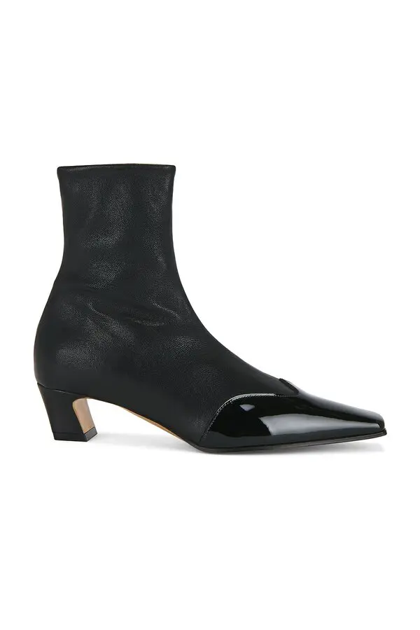 Khaite Nevada Ankle Stretch Boot - Black