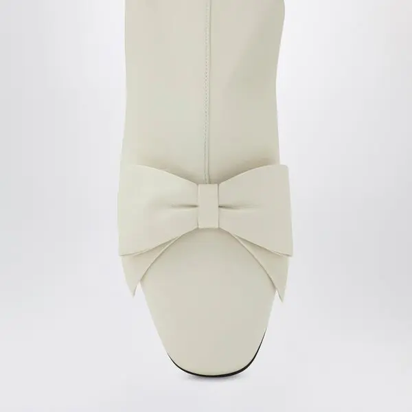 Valentino Garavani Bow Ankle Boots - White