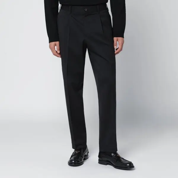 SANTANIELLO Wool Blend Trousers