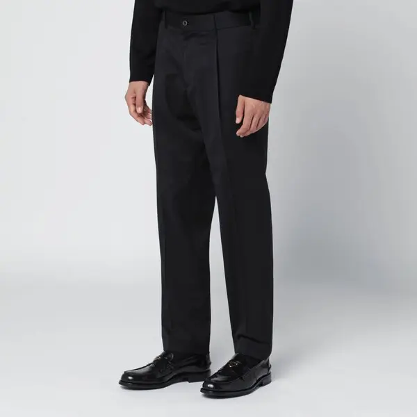 SANTANIELLO Wool Blend Trousers