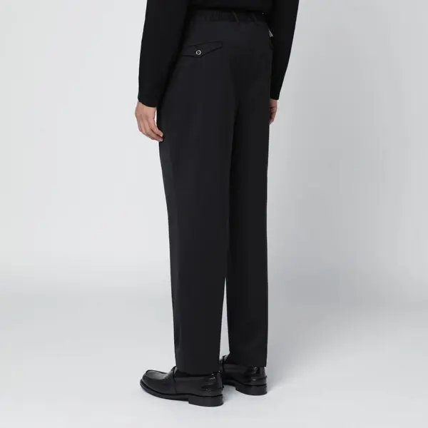 SANTANIELLO Wool Blend Trousers