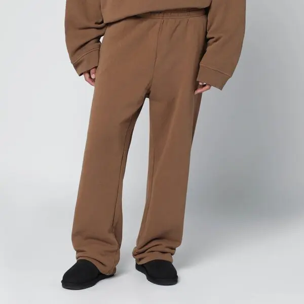 ENTIRE STUDIOS Brown Cotton Joggers - Beige