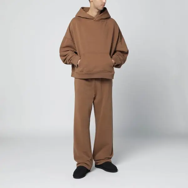 ENTIRE STUDIOS Brown Cotton Joggers