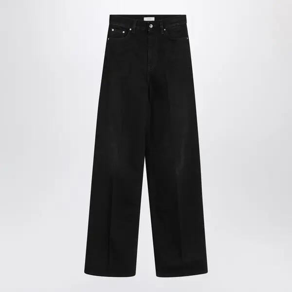 TOTEME Trousers In Organic Cotton - Black