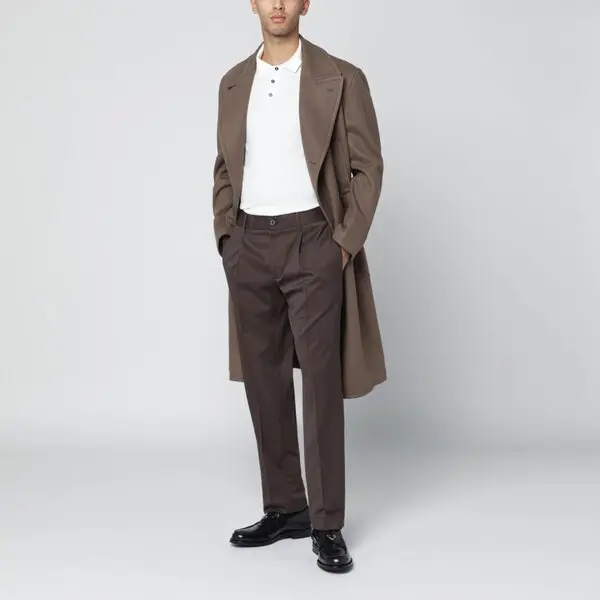 Tagliatore Wool-cashmere Blend Double-breasted Coat