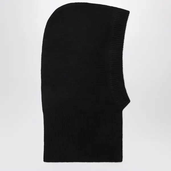 Almada Label Wool And Cashmere Beanie - Black