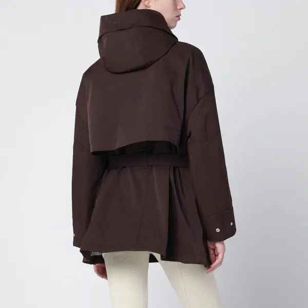 Herno Short Parka - Brown