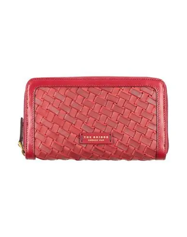 THE BRIDGE Wallet Brick Leather - Red