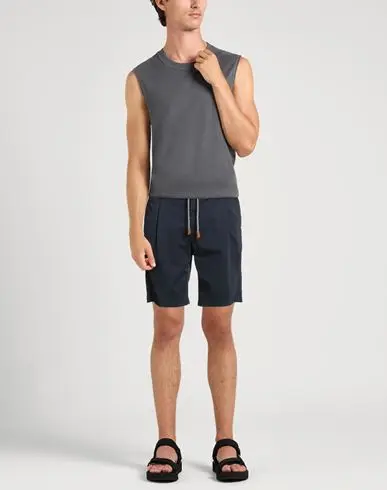 Eleventy Twill Shorts - Navy