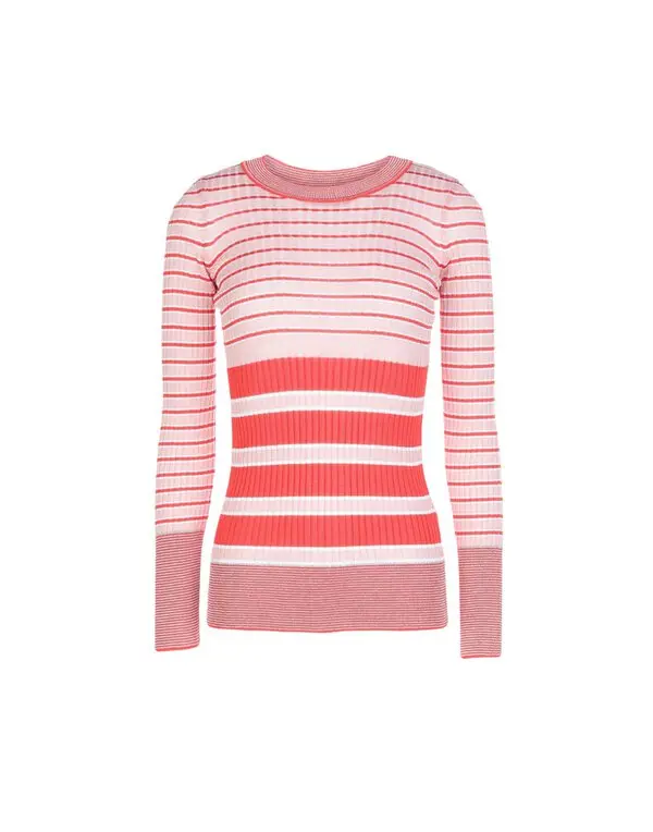 Sandro Knitted Striped Sweater