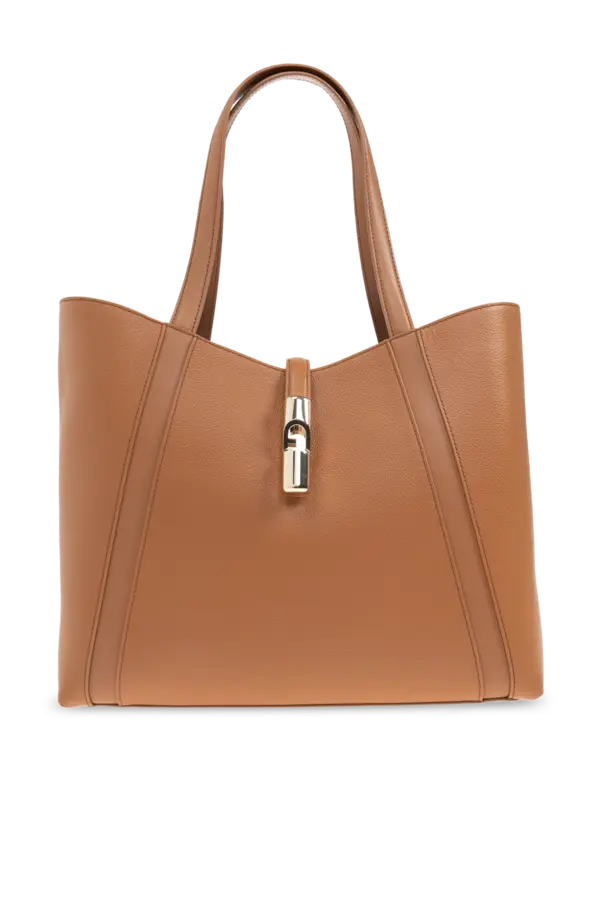 Furla Goccia Large Handbag - Brown
