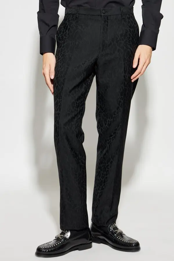 Etro Creased Trousers - Black