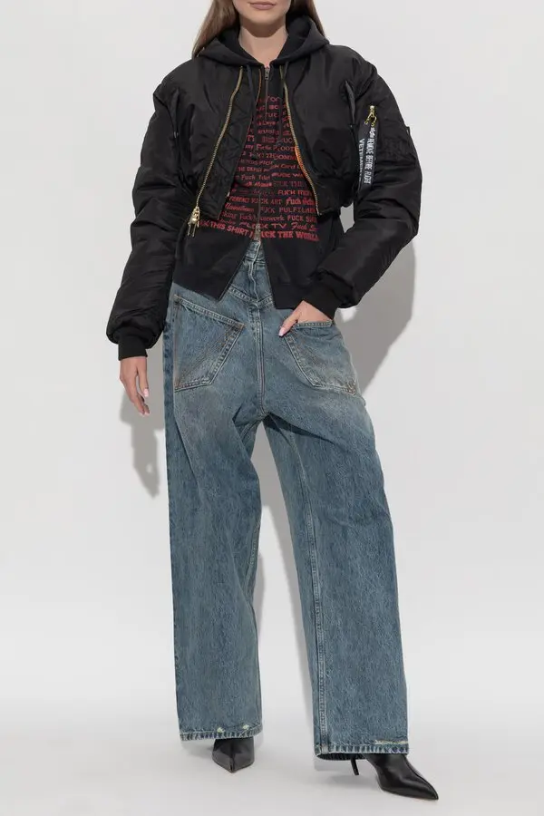 Vetements Vintage-effect Jeans