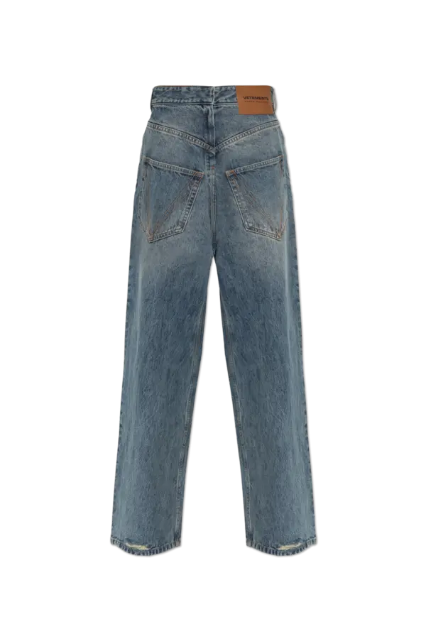 Vetements Vintage-effect Jeans