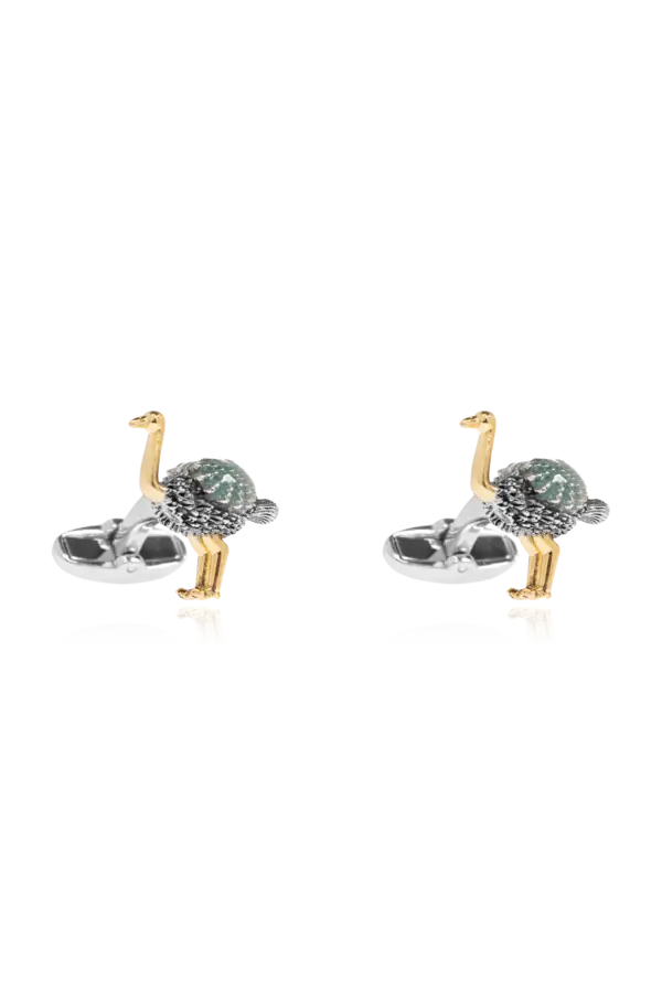 Paul Smith Bird Motif Cufflinks - Silver