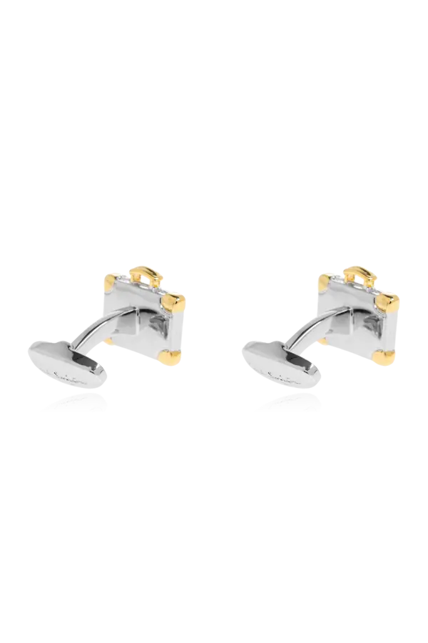 Paul Smith Cufflinks With Suitcase Motif - Silver