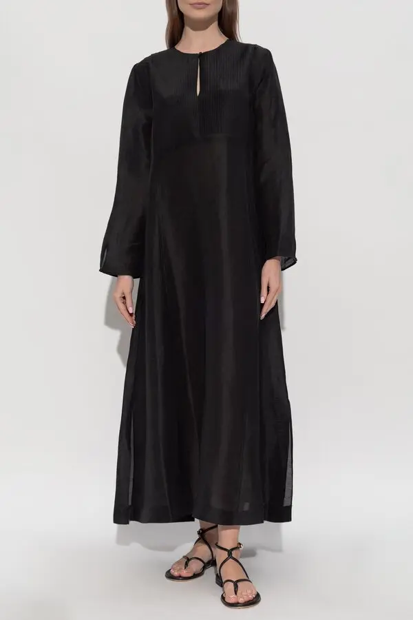 Tory Burch Loose-fit Maxi Dress - Black