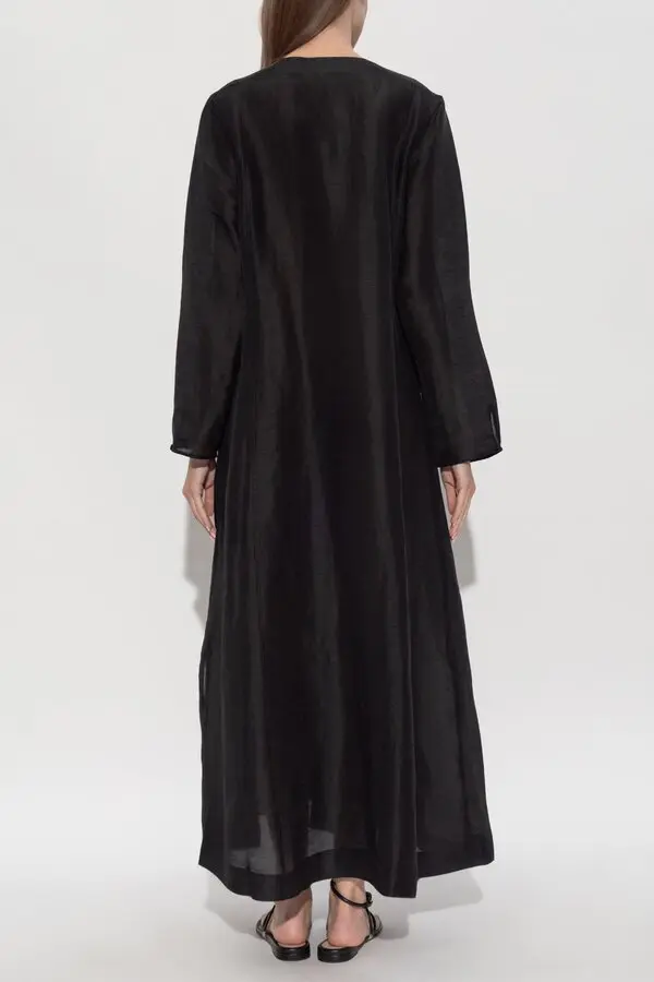 Tory Burch Loose-fit Maxi Dress - Black