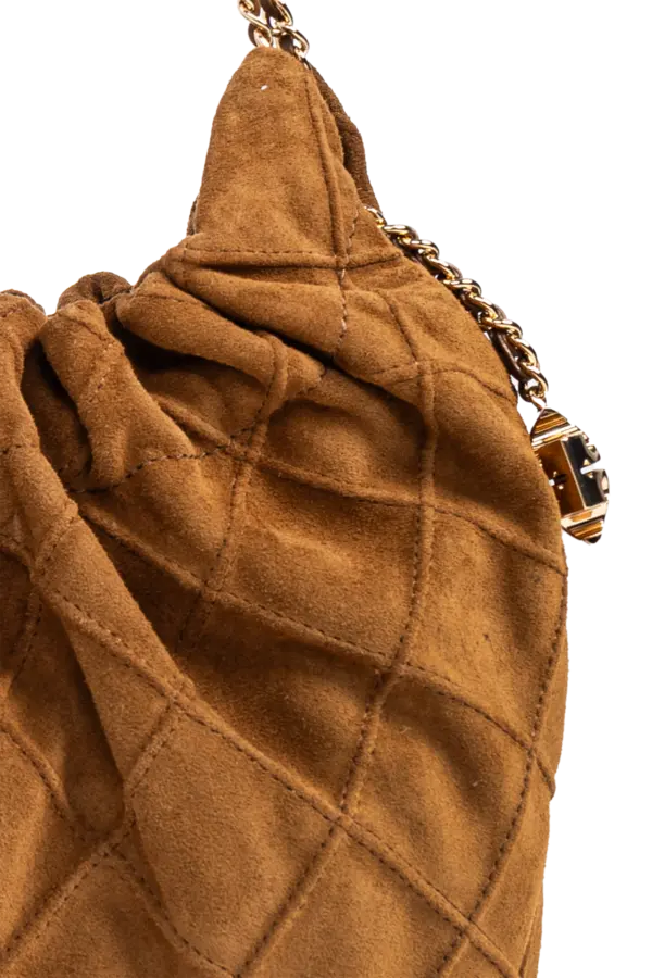 Tory Burch Fleming Mini Shoulder Bag - Brown