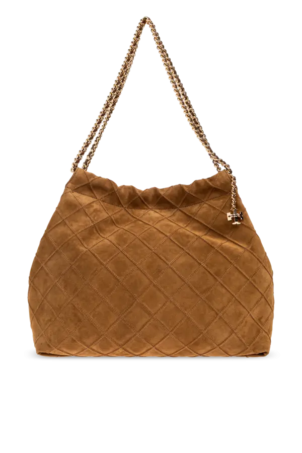 Tory Burch Fleming Shoulder Bag - Brown