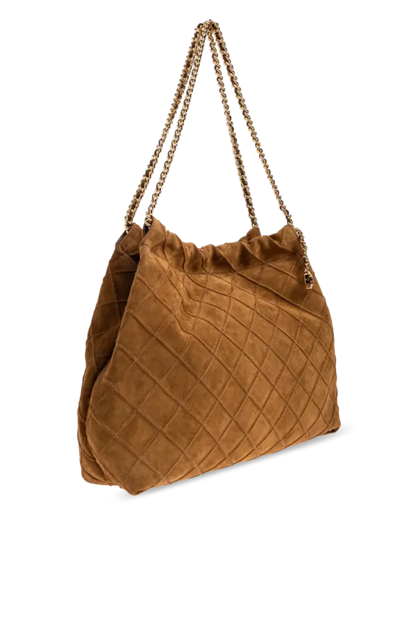 Tory Burch Fleming Shoulder Bag - Brown