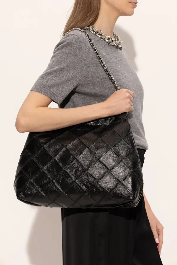 Tory Burch Fleming Shoulder Bag - Black