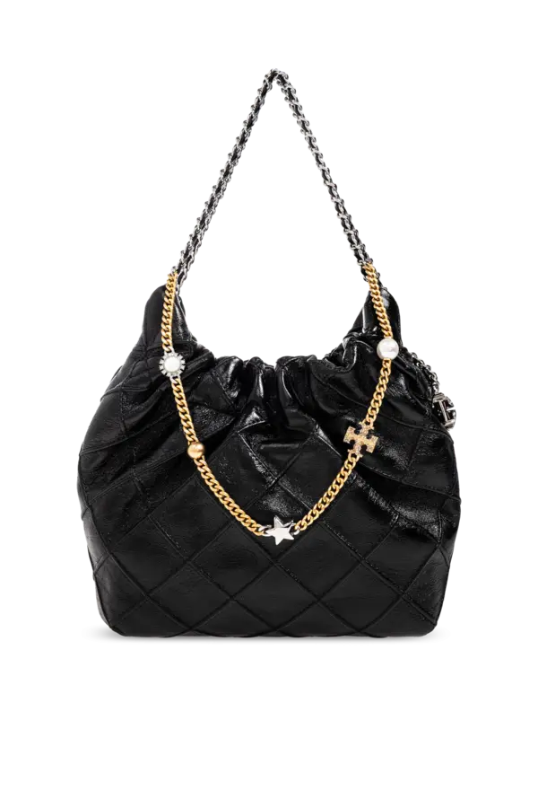 Tory Burch Fleming Mini Shoulder Bag - Black