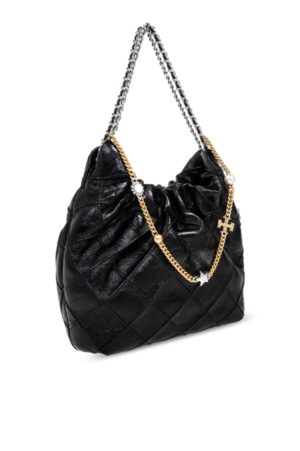 Tory Burch Fleming Mini Shoulder Bag - Black