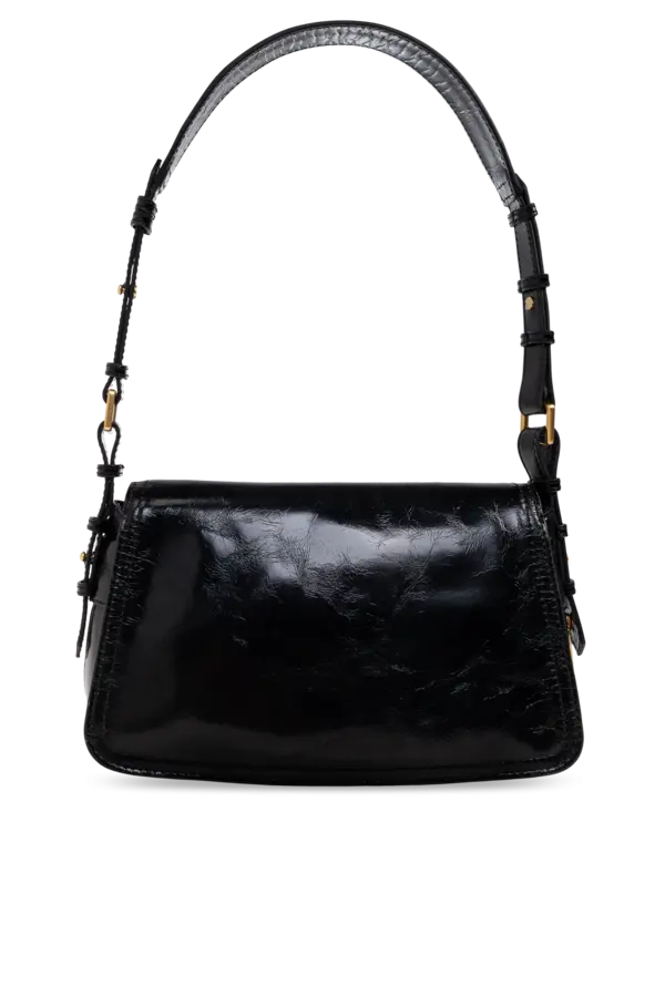 Zadig&Voltaire Shoulder Bag With Wing Embellishment - Black