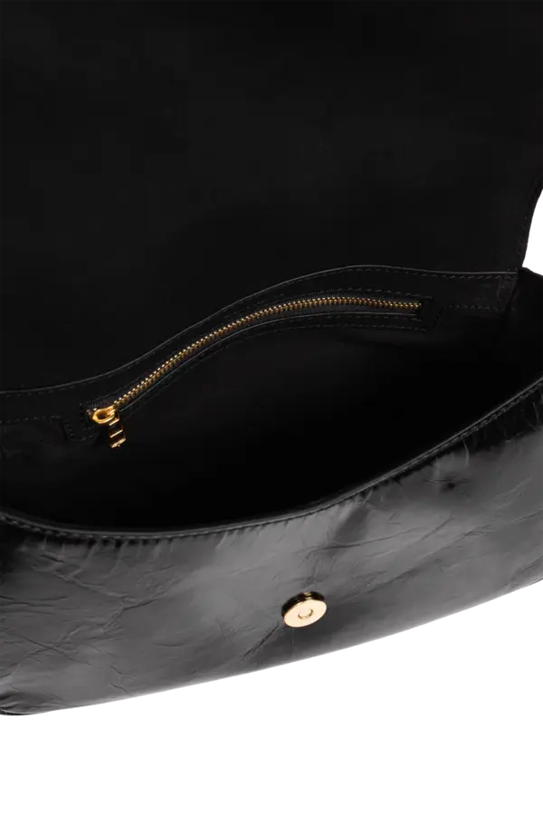 Zadig&Voltaire Shoulder Bag With Wing Embellishment - Black