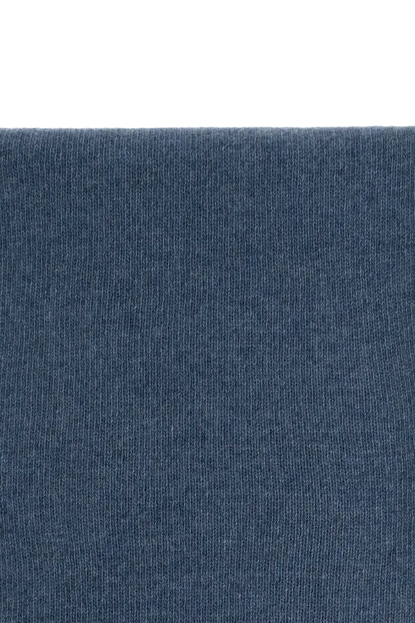 MAISON MARGIELA Scarf With Logo Patch - Blue