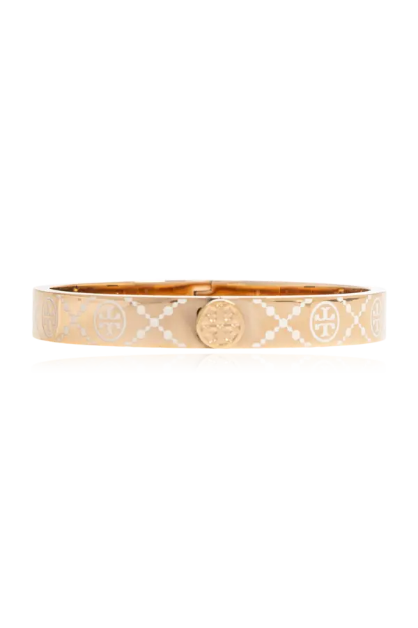 Tory Burch Logo Bangle Bracelet - Gold