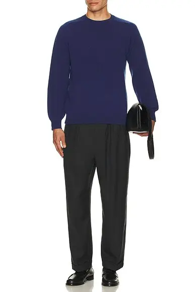 BEAMS Crew Neck 9g Knit Sweater