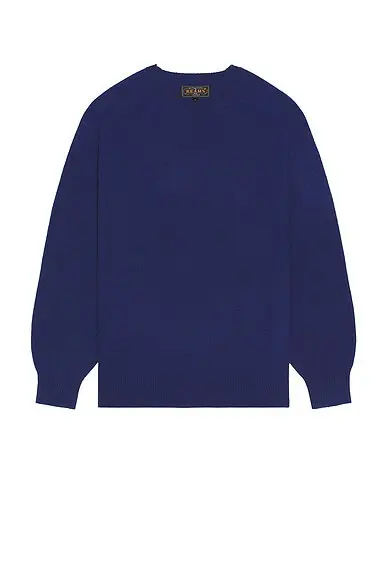 BEAMS Crew Neck 9g Knit Sweater