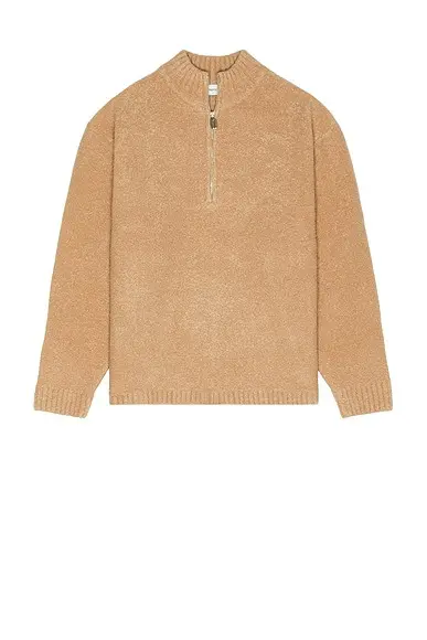 LE17SEPTEMBRE Boucle Quarter Zip Pullover
