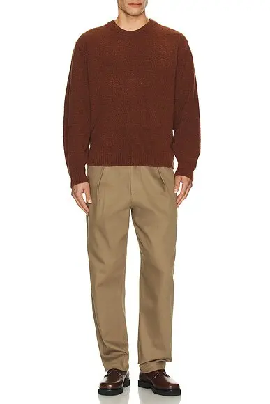 LE17SEPTEMBRE Boucle Reverse Seam Pullover