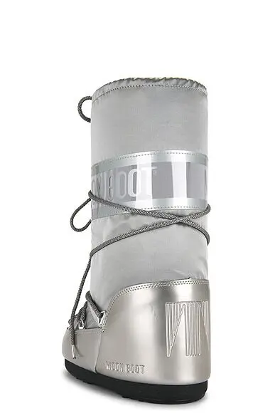 Moon Boot Icon Low Glance Boots - Silver