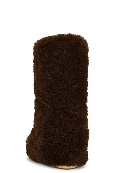 Moon Boot Icon Curly Extra Boots - Dark Brown