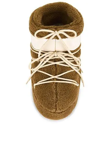 Moon Boot Icon Low Fleece Boot - Camel
