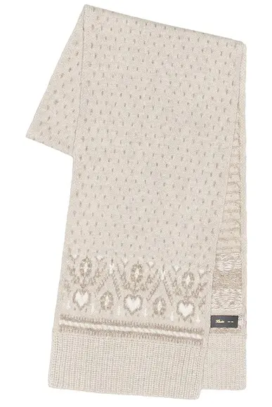 Khaite Lucerne Scarf - Ecru Multi