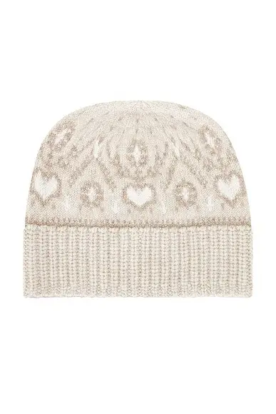 Khaite Avers Beanie - Ecru Multi