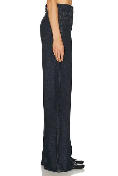 Khaite Dane Wide Leg Jeans - Benson