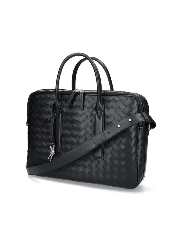 Bottega Veneta Getaway Work Bag - Black
