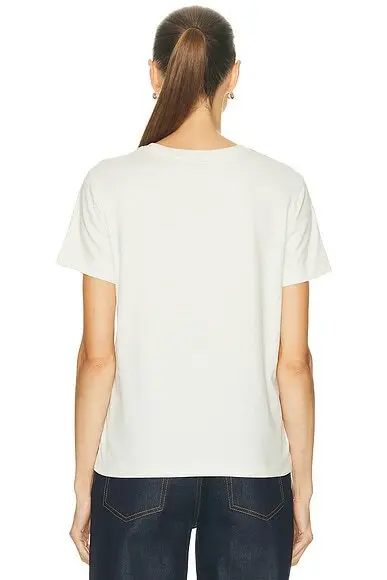 GRLFRND Small Tee Basic Crewneck T-shirt - White